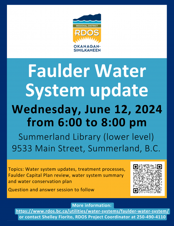Faulder Water System | RDOS